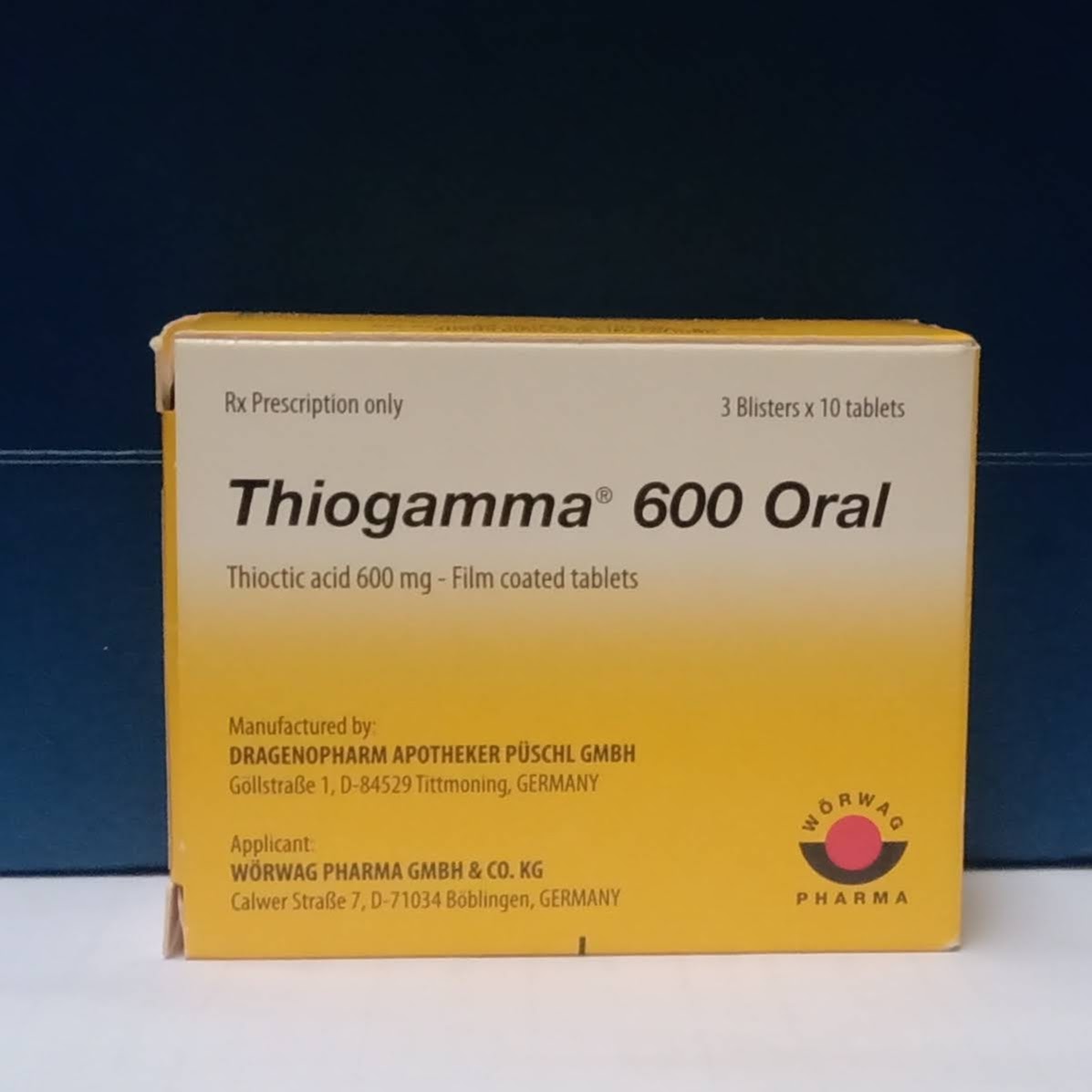 Thiogamma 600 - điều trị rối loạn cảm giác - Mua thuốc online